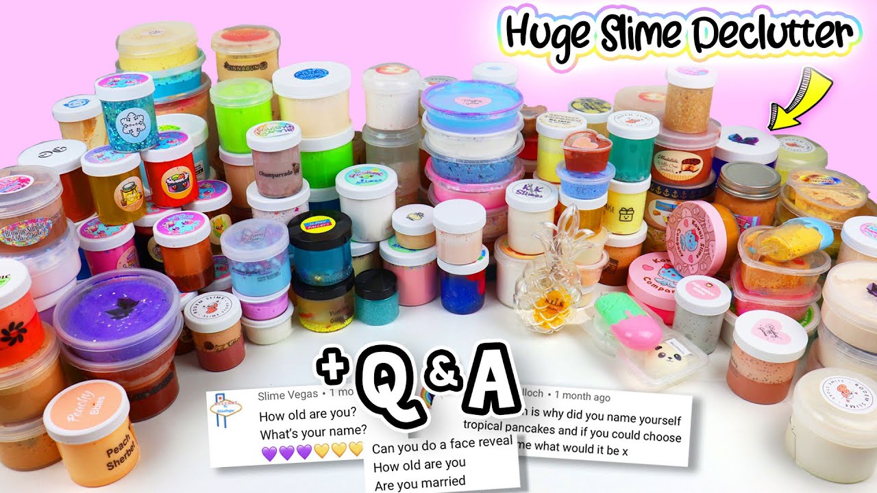 Organizing My Slime Collection + Answering Your Questions! (Pt. 1 ...