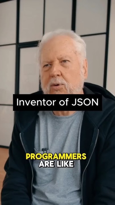 Creator of JSON douglas crockford #json #backend #programming - YouTube