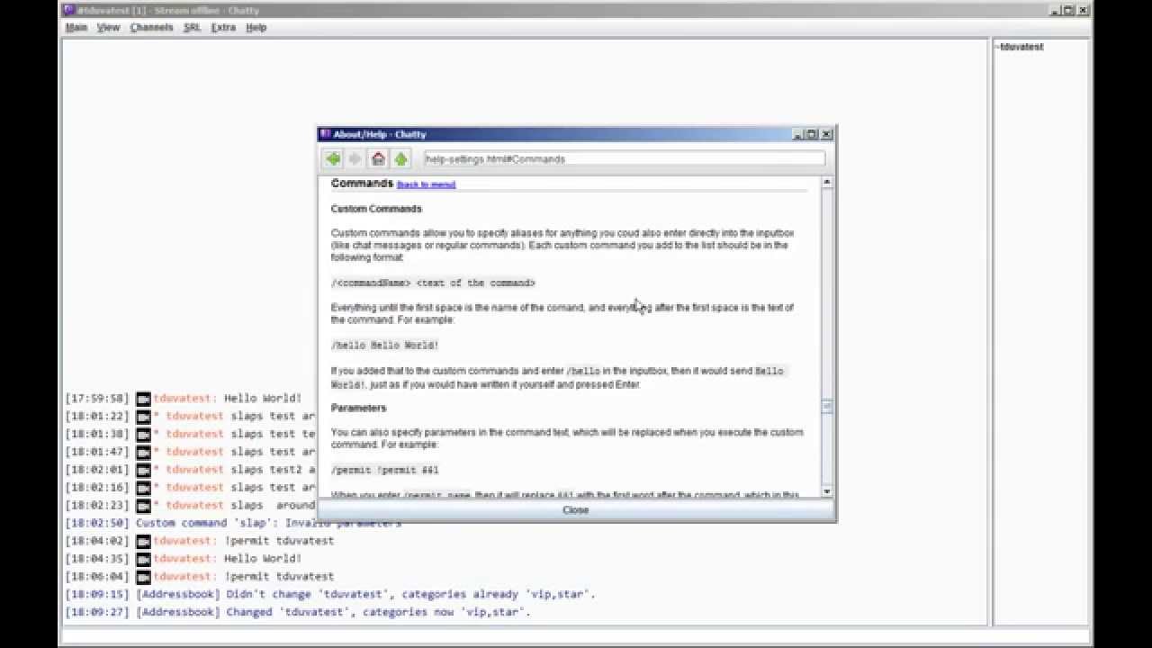 Custom Commands Customizing Context Menus And User Dialog Chatty Youtube 9427