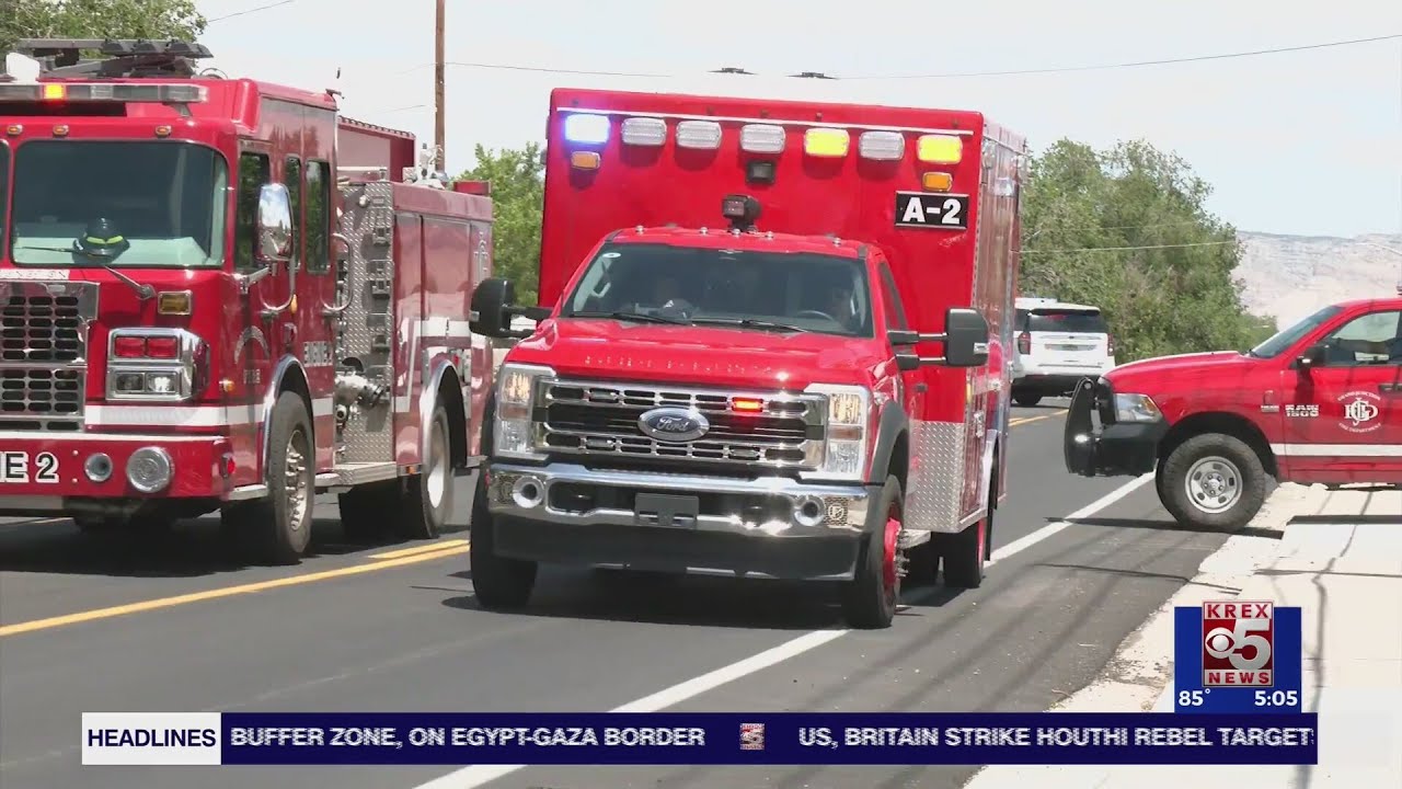 GJFD responds to shed fire on 30 Road - YouTube