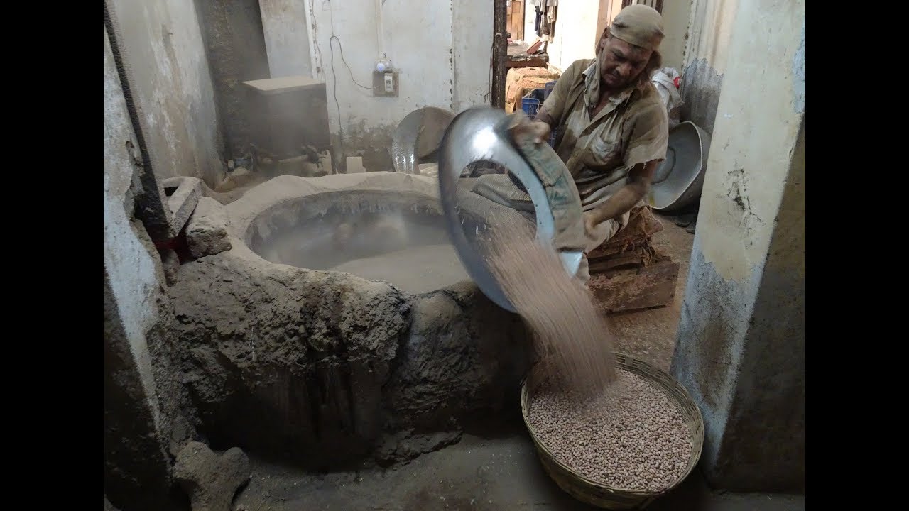 Indian Salted Peanuts (Khari Sing) Factory: Ancient Recipe Methods used ...