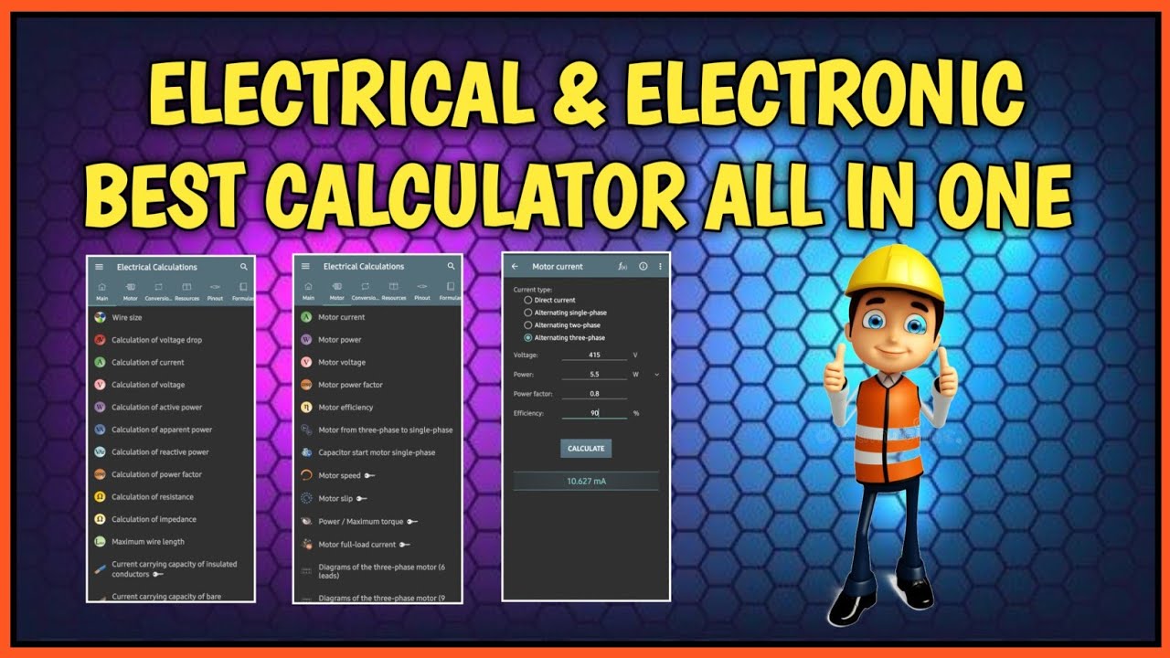 ️Best Electrical & Electronic Calculation App... - YouTube