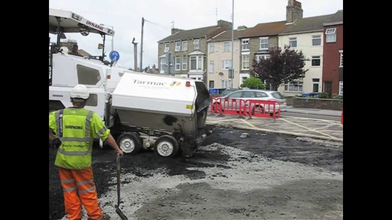 Tarmac Resurfacing in 2013 - YouTube