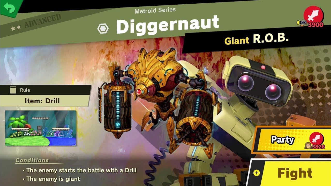 290. Diggernaut - Fair Spirit Battle - Super Smash Bros. Ultimate - YouTube