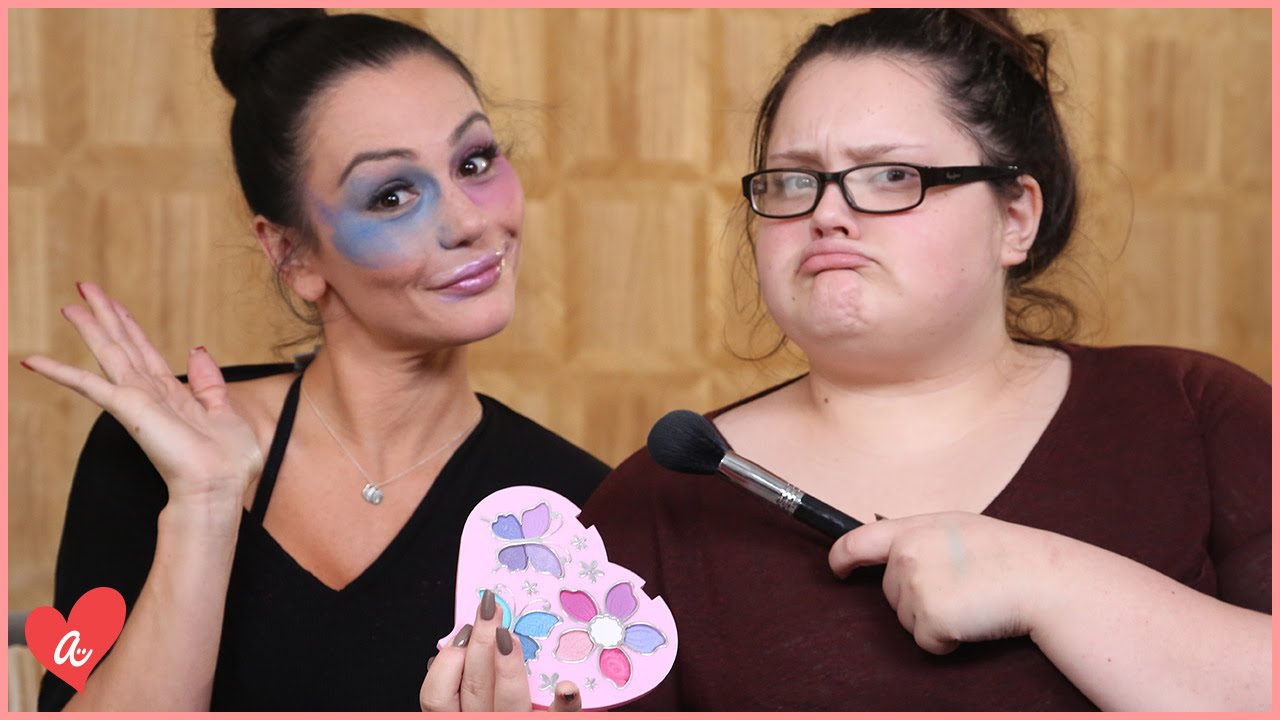 Kids Makeup Challenge with JWOWW & Morgan Hanbery! - YouTube