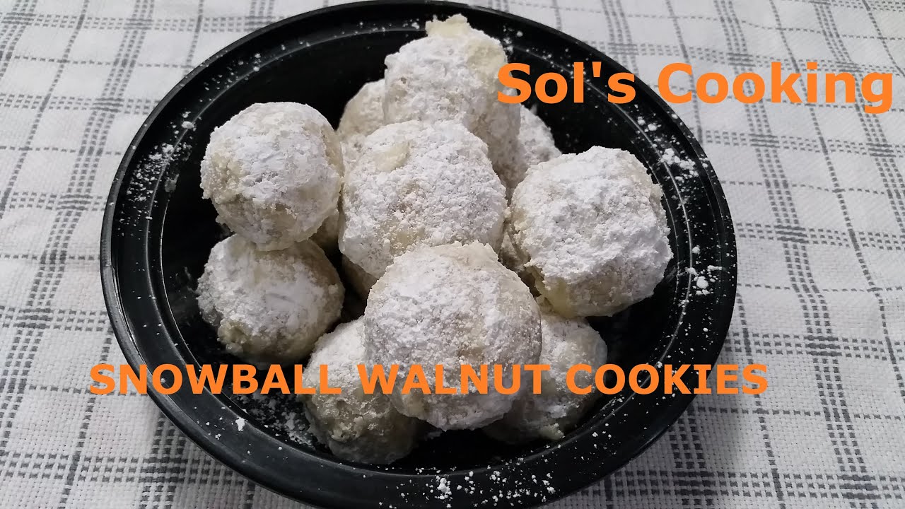 HOW TO MAKE EASY SNOWBALL WALNUT COOKIES RECIPE - YouTube