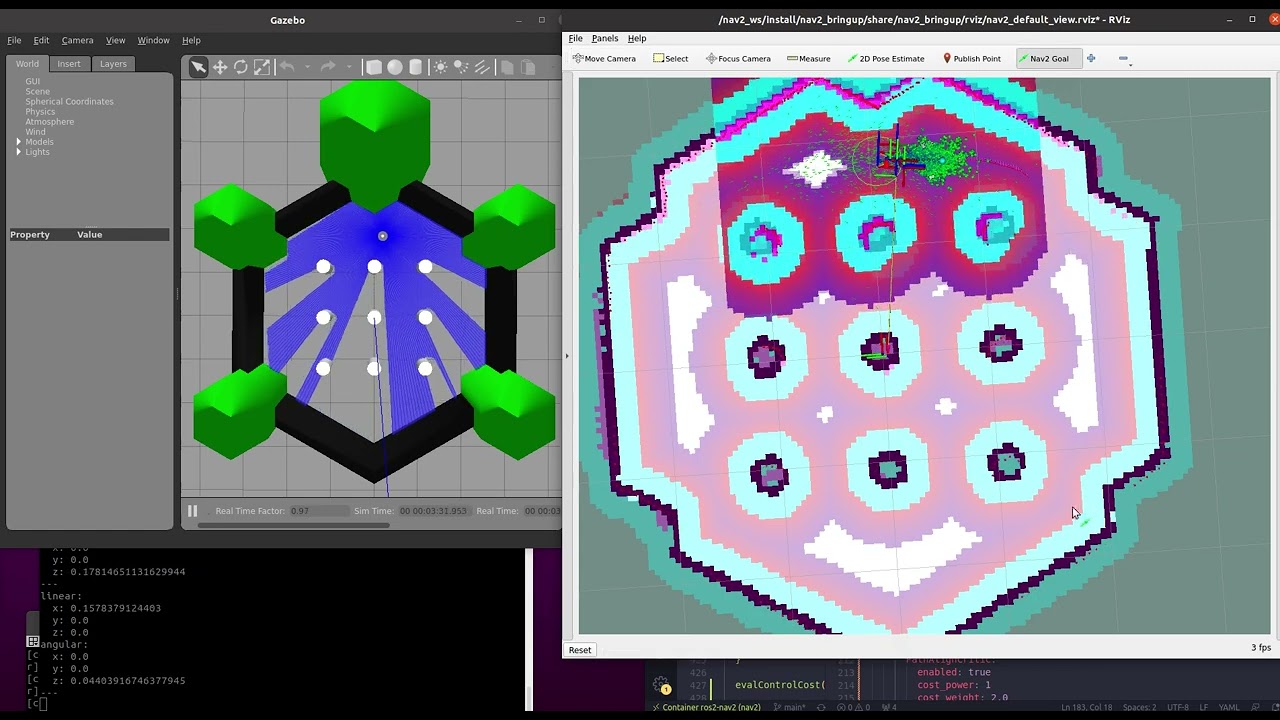 ROS2 Nav2 Smooth MPPI Implementation - 1 (in progress) - YouTube