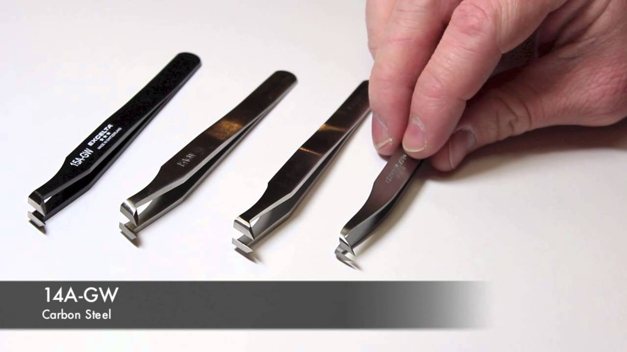 Excelta Cutting Tweezers - YouTube
