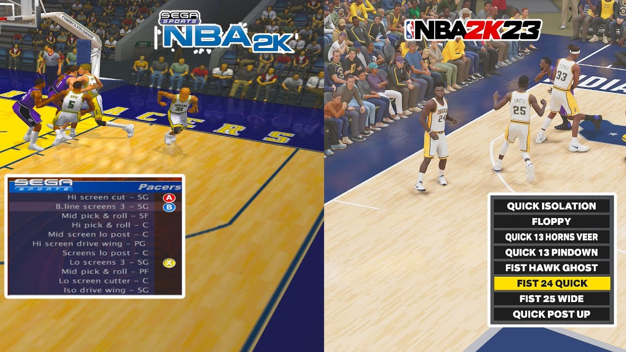 History & Evolution Of Plays & Playbooks In NBA 2K ! (2K1 - 2K23) - YouTube
