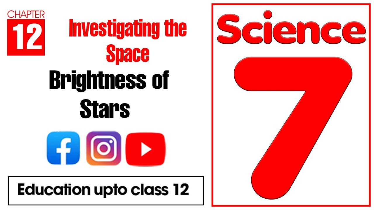 Class 7 Science Chapter 12 | Brightness of stars@educationuptoclass12 ...