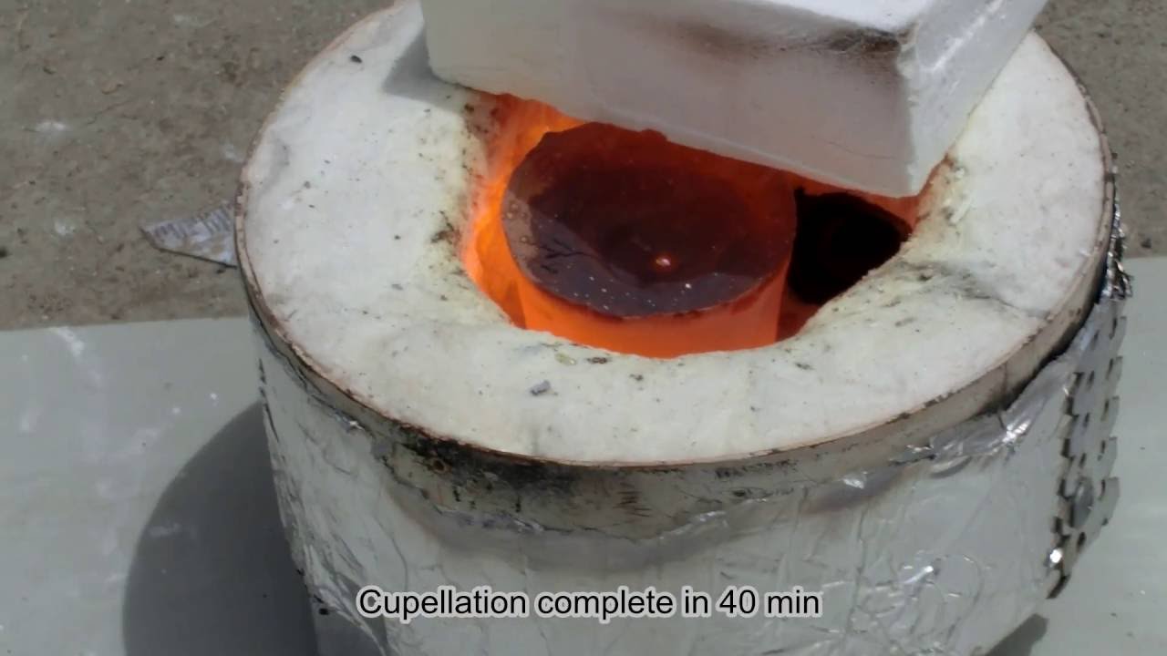 Cupellation test part 2 - YouTube