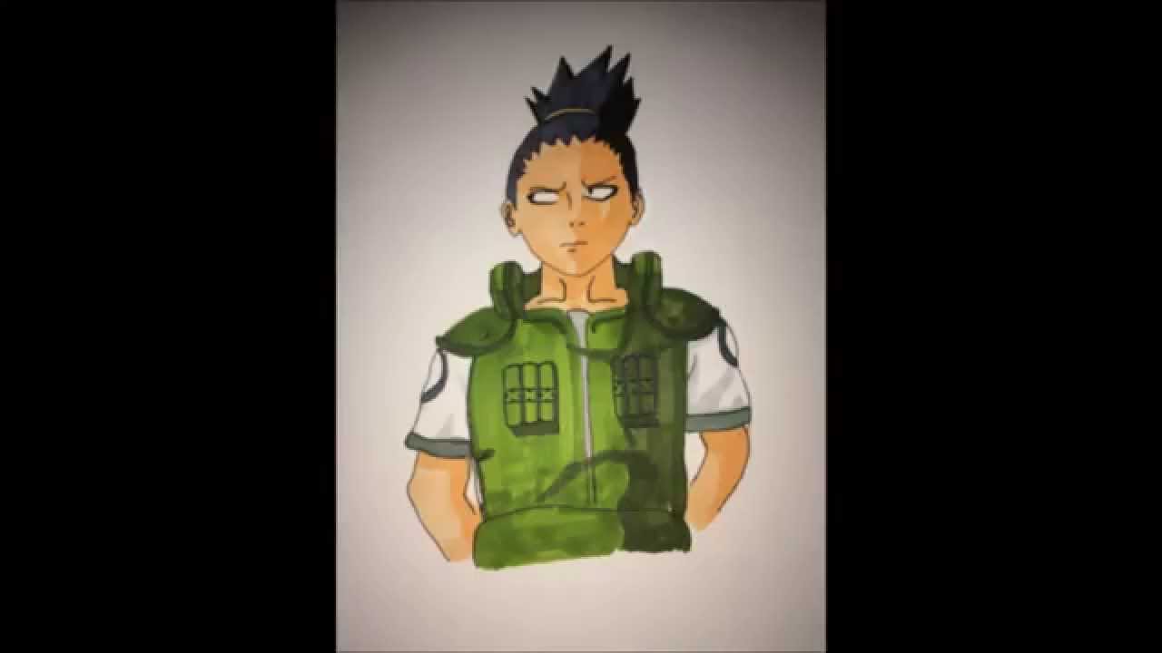 Como Dibujar a Shikamaru Nara/ how to draw Shikamaru Nara - YouTube