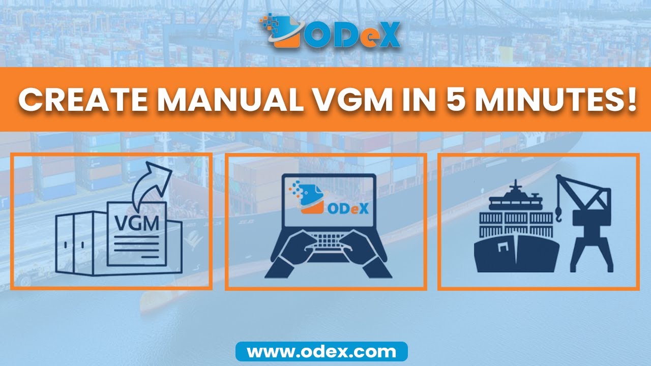 How to Create Manual VGM | VGM Form Step by Step | Verified Gross Mass ...