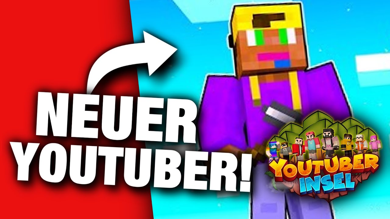 Es ist ein neuer YouTuber auf der YouTuber Insel! - YouTube