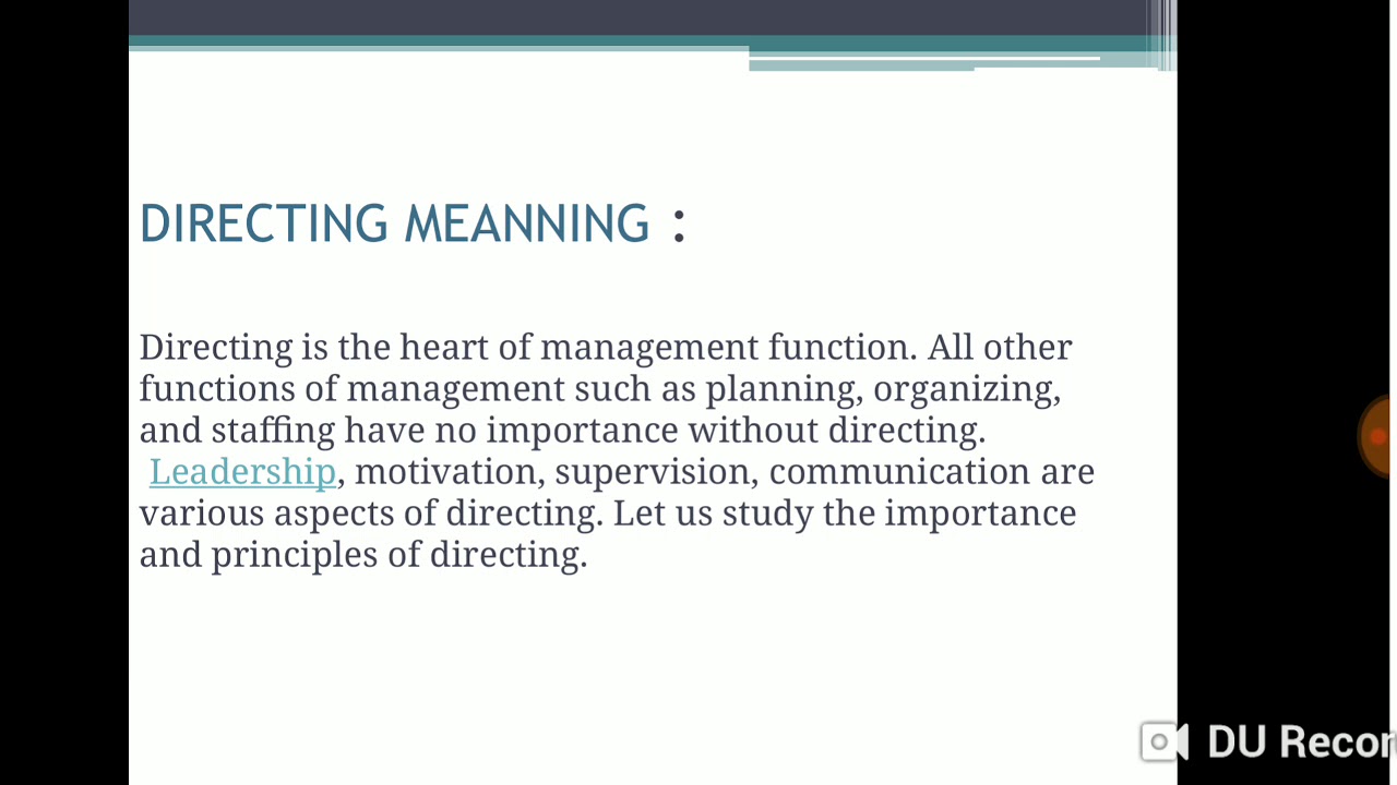 principle of management ppt - YouTube