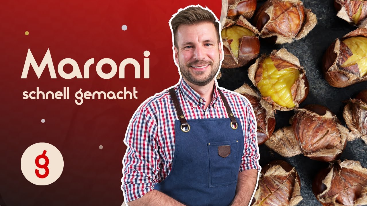 Maroni im Backofen oder Dampfbackofen zubereiten - YouTube