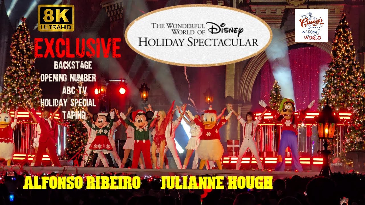 Exclusive backstage ABC TV Disney Holiday Spectacular Julianne Hough ...