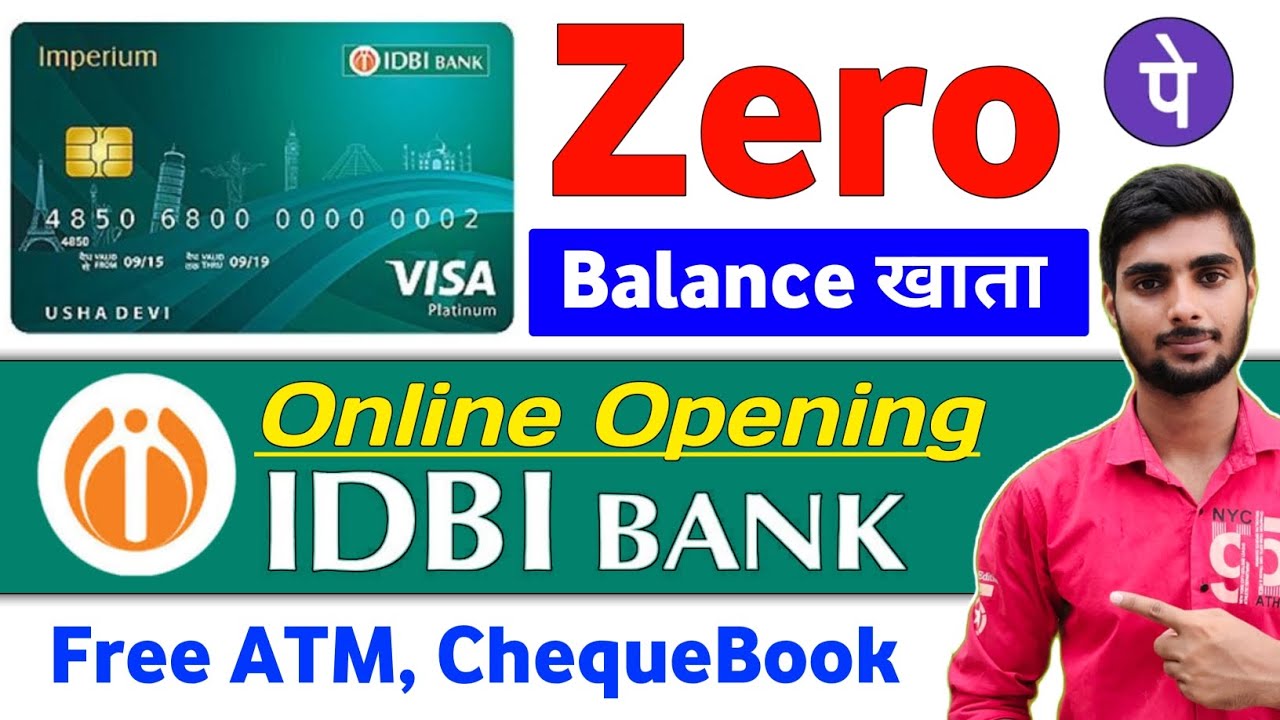 IDBI Bank Zero Balance Account Opening Online | IDBI Bank Account ...