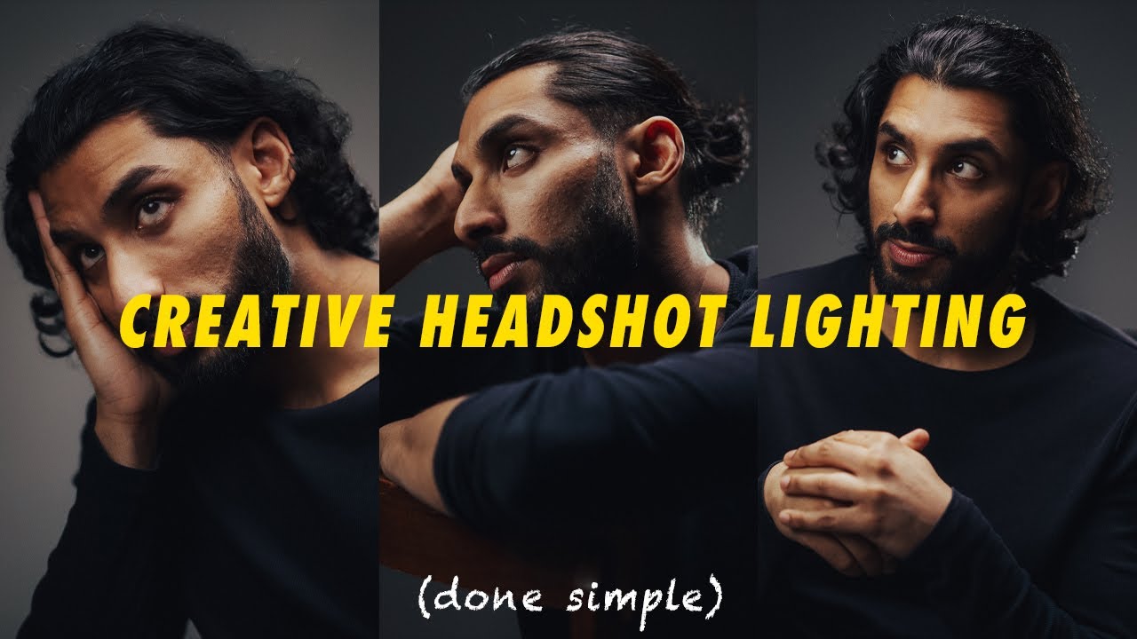Creative Headshot Lighting On A Budget - YouTube
