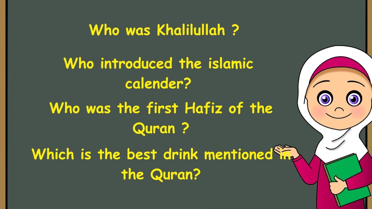 Friday - Quiz day -2 | Islamic quiz for Kids | Islamic General ...
