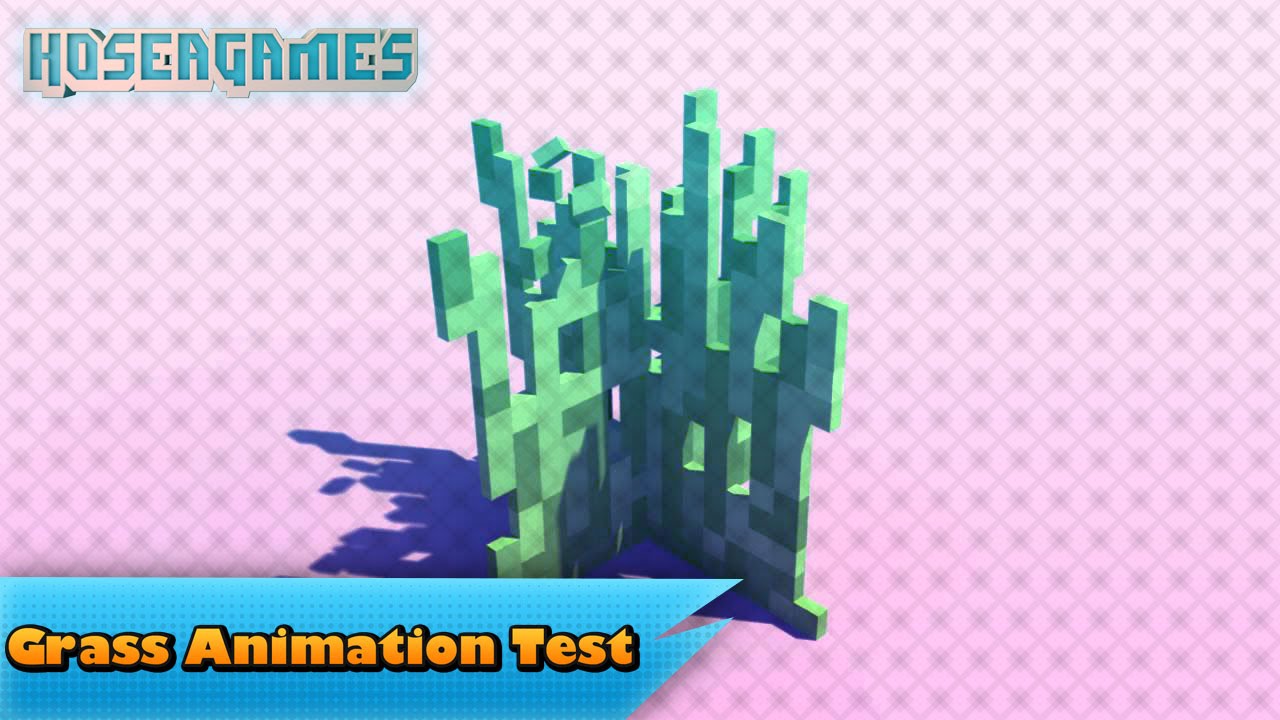 Autodesk Maya - Minecraft Tall Grass Test - YouTube