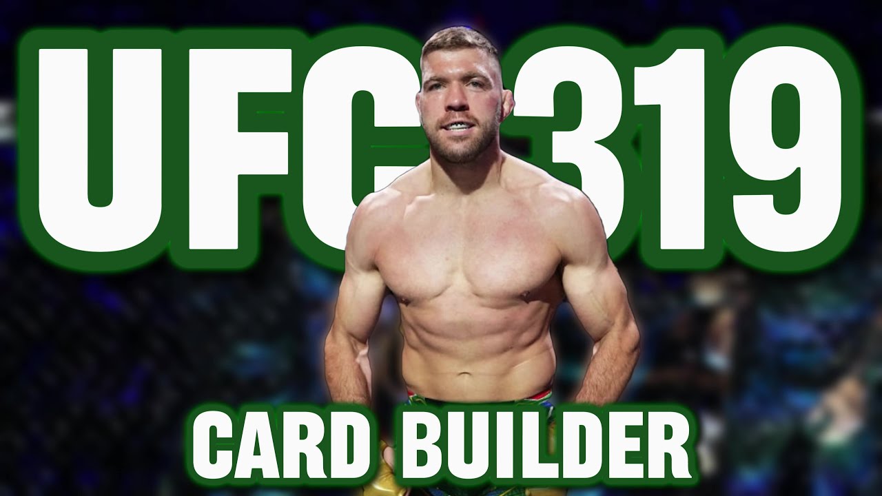 UFC 319 Card Builder (DDP vs Chimaev) - YouTube