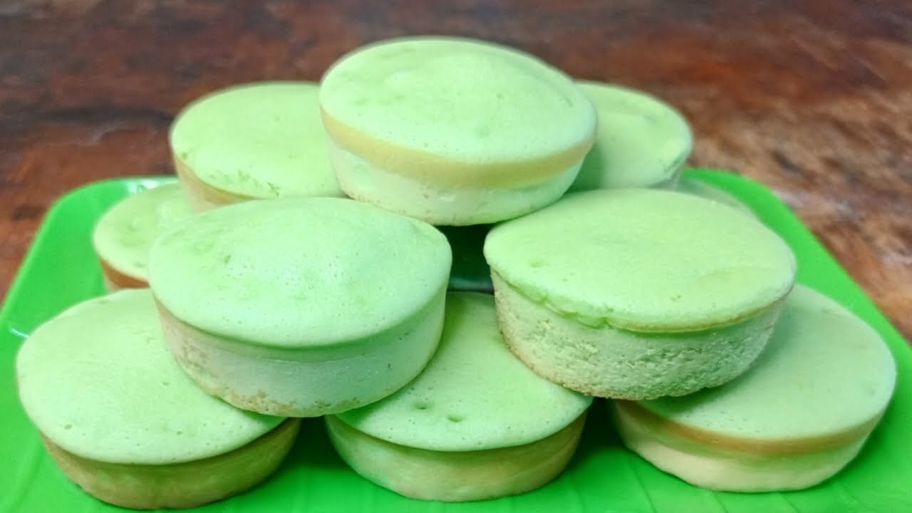 TANPA OVEN HASILNYA LEMBUT & GURIH BANGET ‼️ RESEP BOLU PANDAN MINI ...