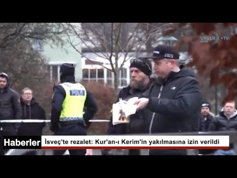 22/1/2023 İsveç'te rezalet: Kur'an-ı Kerim'in yakılmasına izin verildi