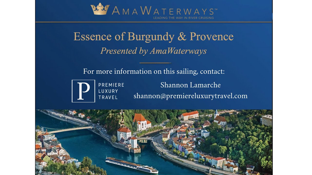 12/2/20 Sip n' Sail Event with Ama Waterways (Essence of Burgundy ...