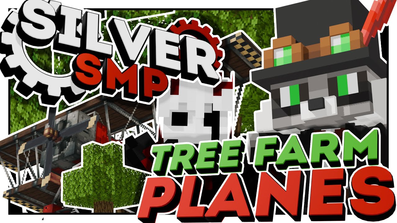 TREE FARM and PLANES | Silver SMP | ep 3 - YouTube