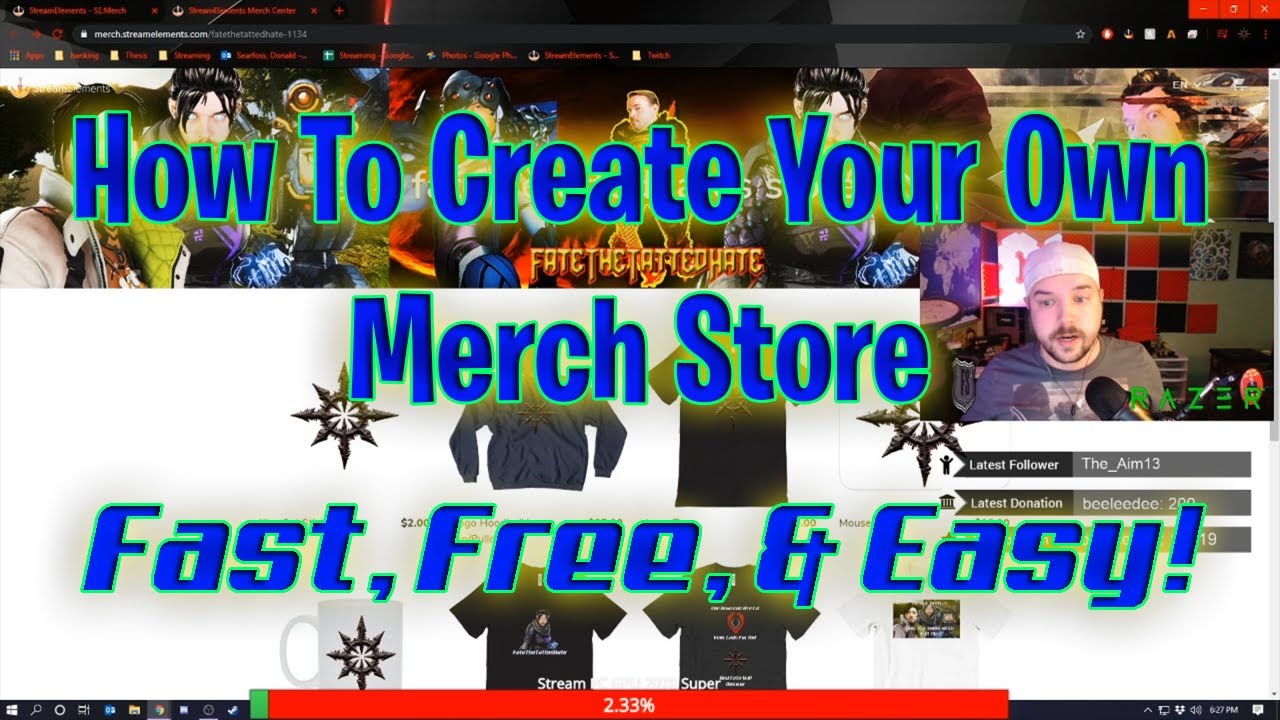 How To Set Up Your Own Merch Store & Why You Should - YouTube