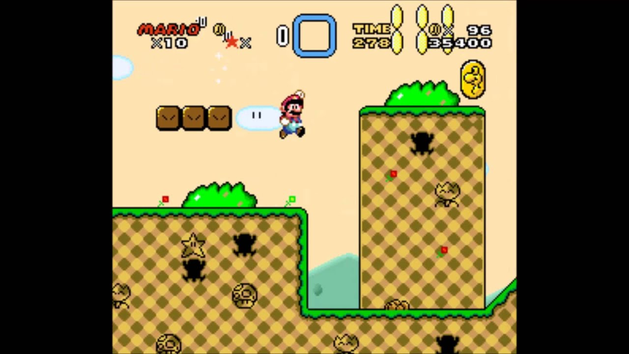 SMW Hack first levels - YouTube