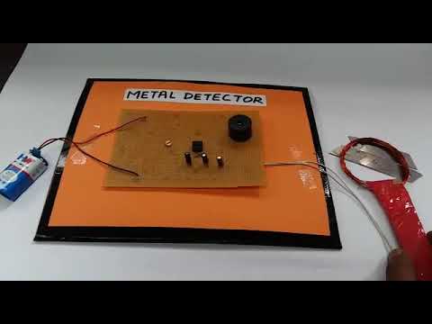 Metal detector project - YouTube