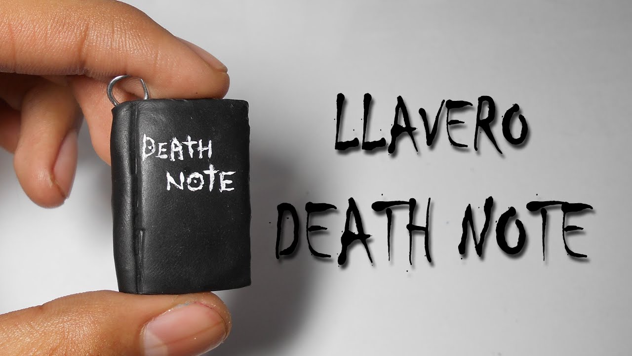 Death Note Polymer Clay Tutorial | Porcelana Fria - YouTube