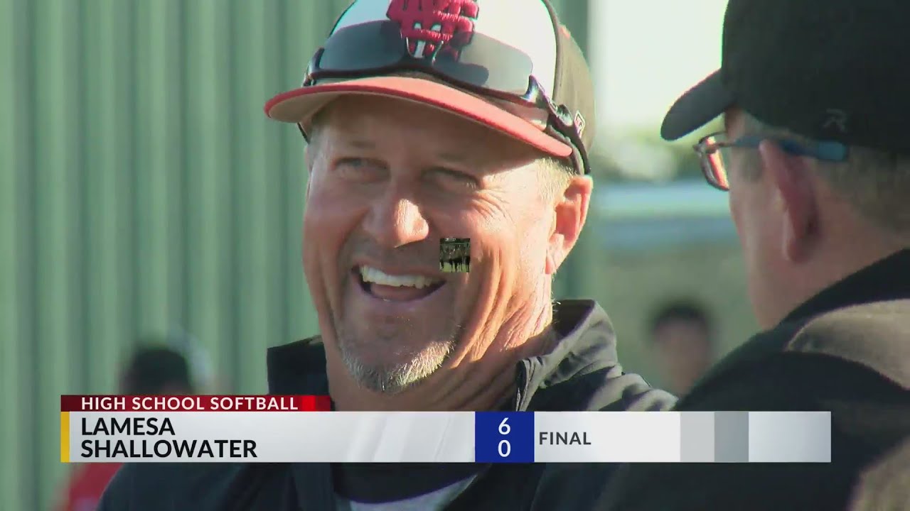 Shallowater Mustangs baseball beat Lamesa 9-1 - YouTube