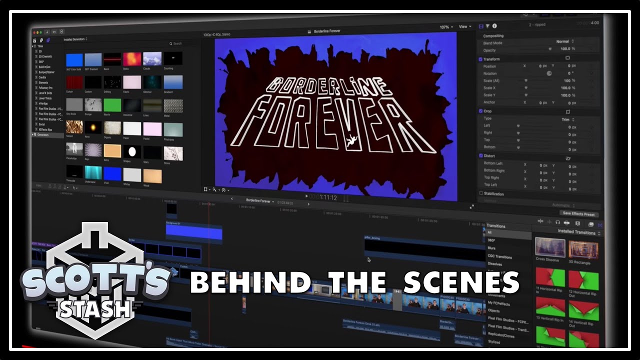 Behind the Scenes - Borderline Forever (The Editing Timeline) - YouTube