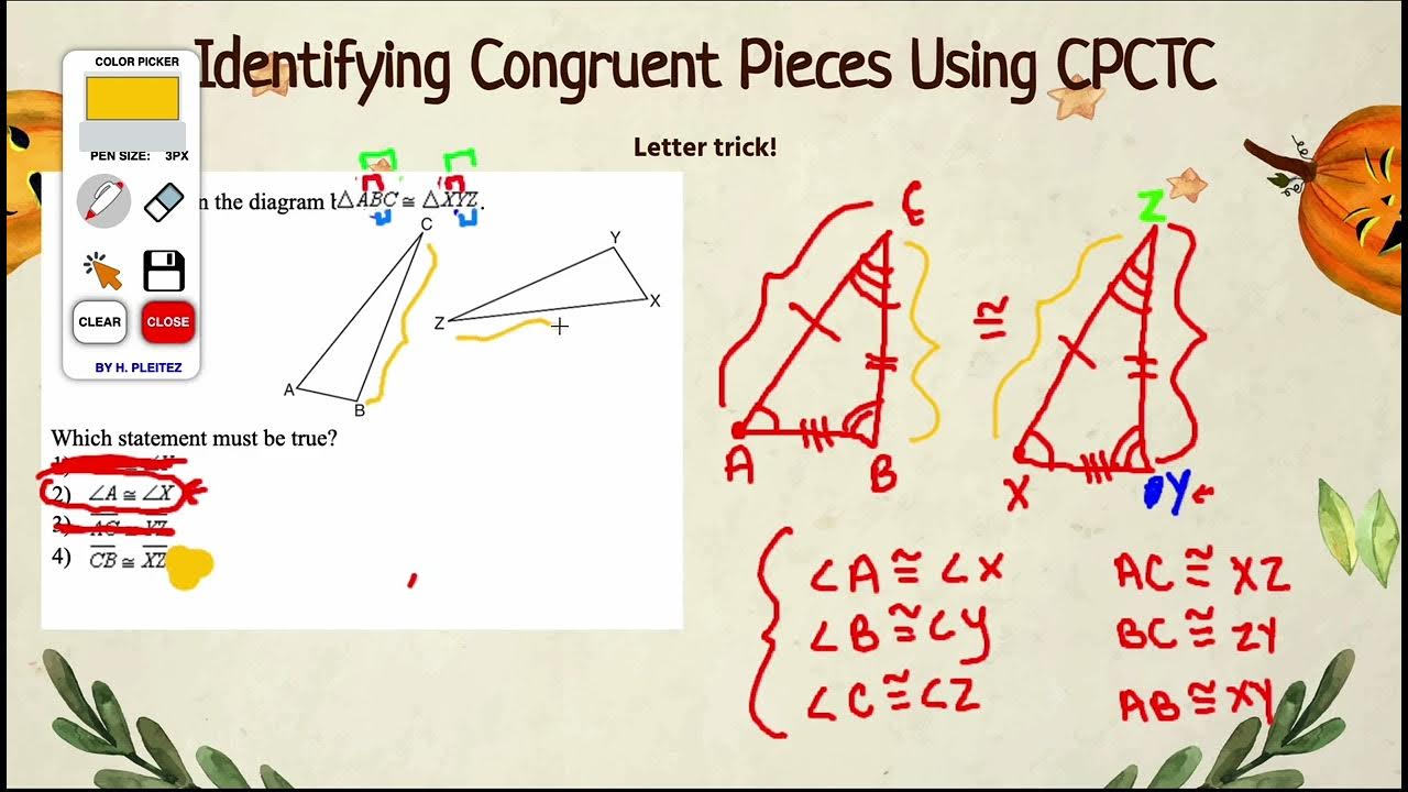 Understanding CPCTC and Using it In Proofs - YouTube