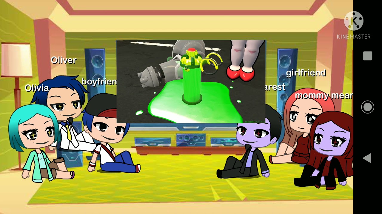 fnf parent react to my subscriber is Alex spider - YouTube