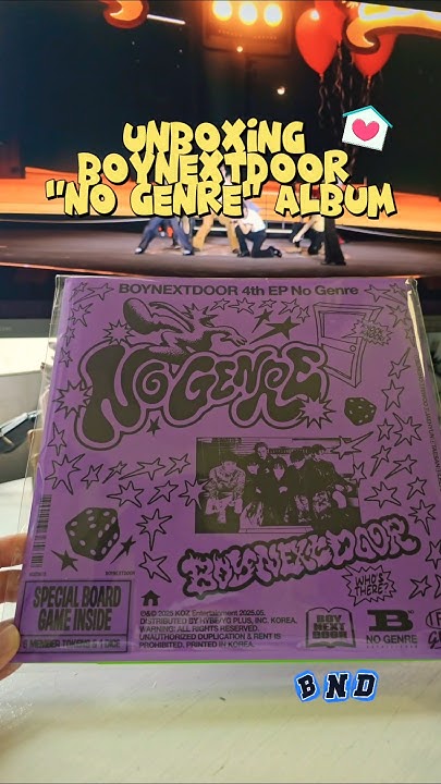 Unboxing BOYNEXTDOOR "No Genre" Album | Board Game (Taesan ver) #boynextdoor #ifeelgood #taesan ...