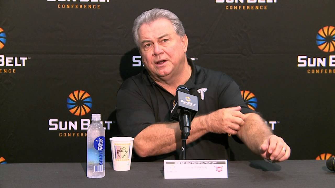 Troy Head Coach Larry Blakeney - YouTube