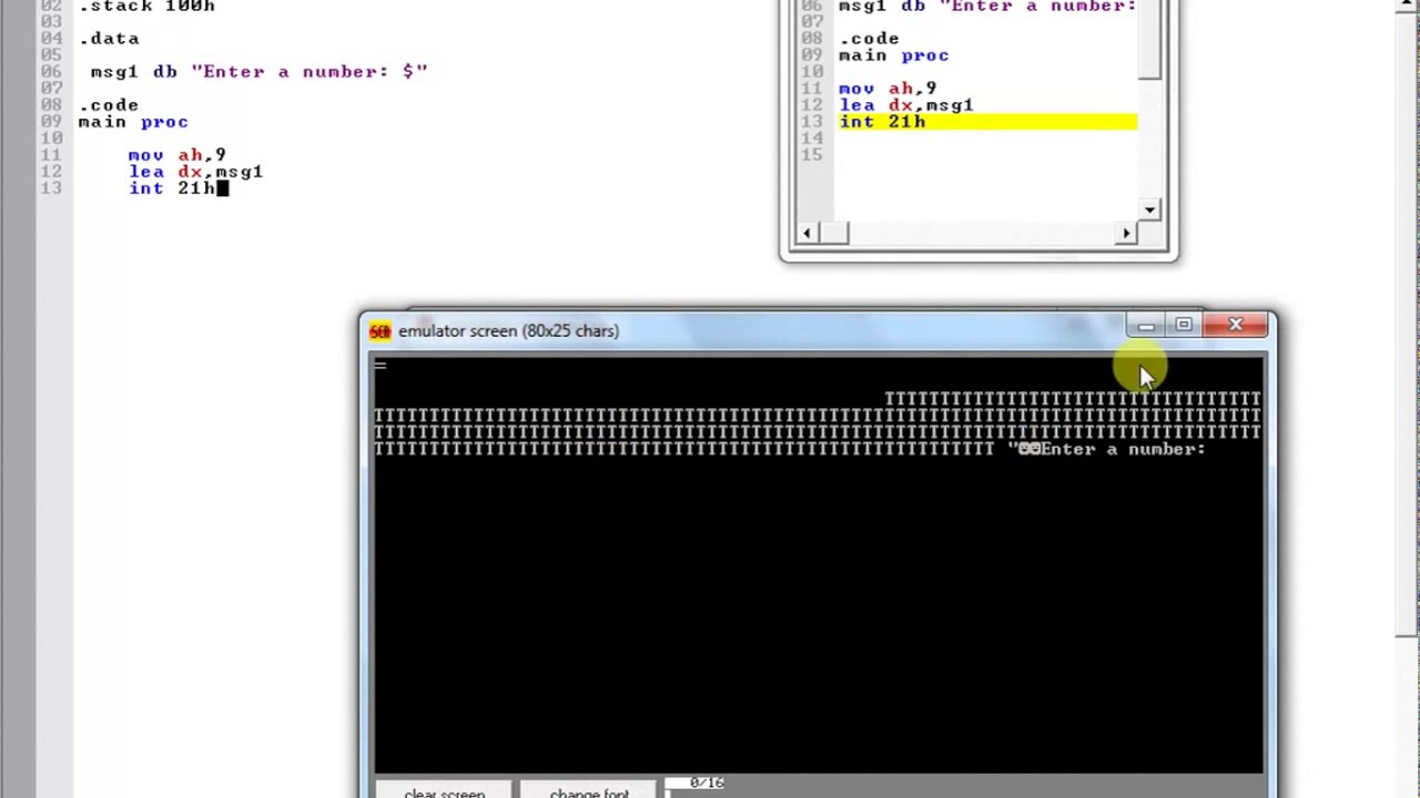 04 Message print :: Assembly language in bangla - YouTube
