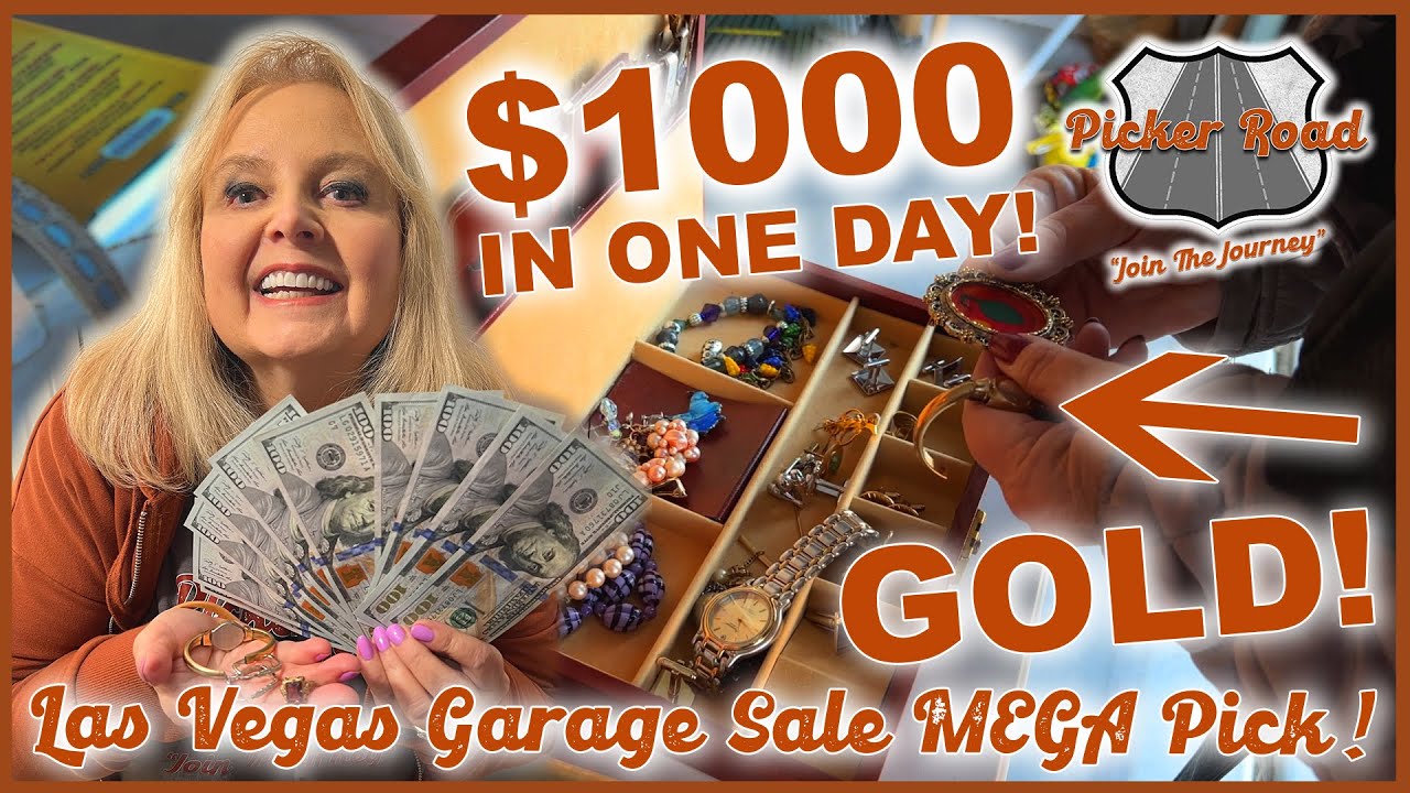 $1000 MEGA PICK! IT WAS GOLD! Join the Journey on Picker Road! - YouTube