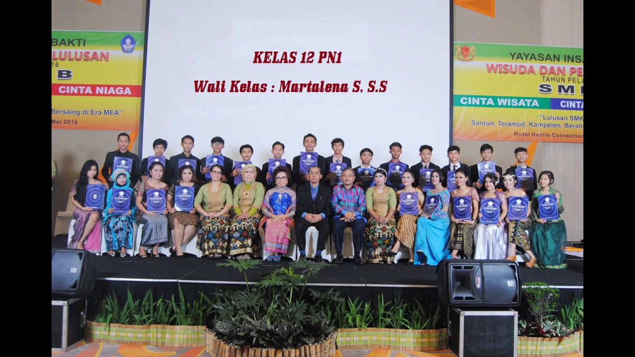 Wisuda dan Kelulusan SMK ICB Cinta Wisata Tahun 2016 - YouTube