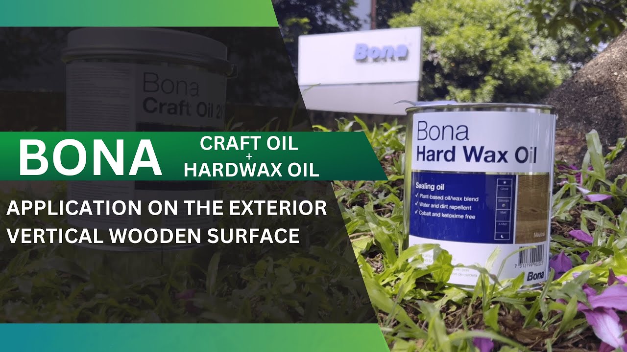 How to apply craft oil + hardwax oil on the exterior wooden surfaces ...