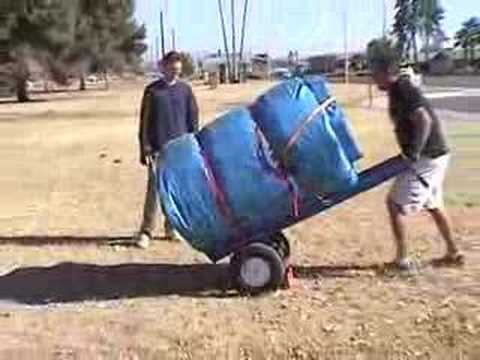 Kids Attractions Dolly Video, Heavy Duty Dolly for Inflatables - YouTube