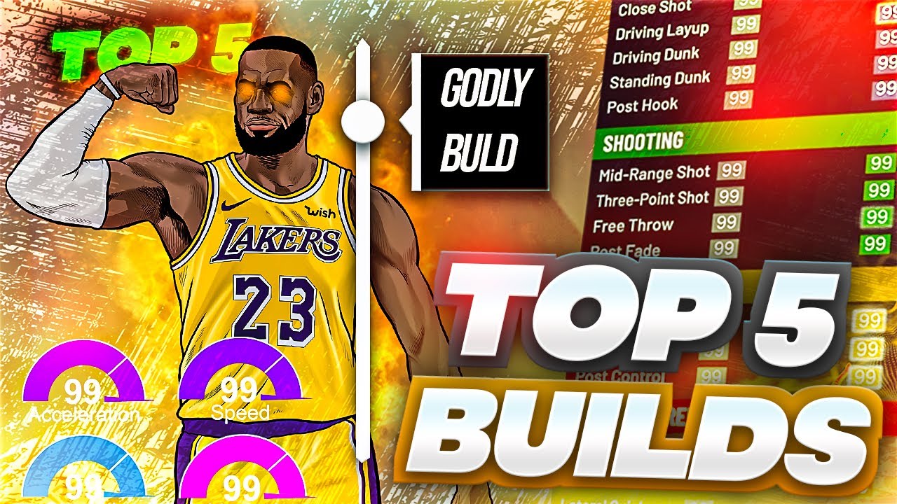 TOP 5 BEST BUILDS IN NBA 2K20 - YouTube