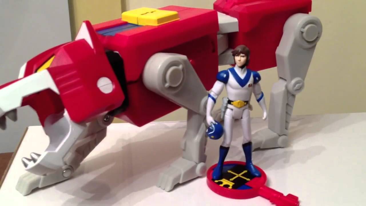 Mattel Voltron Club Lion Force Red Lion & Lance Review - YouTube