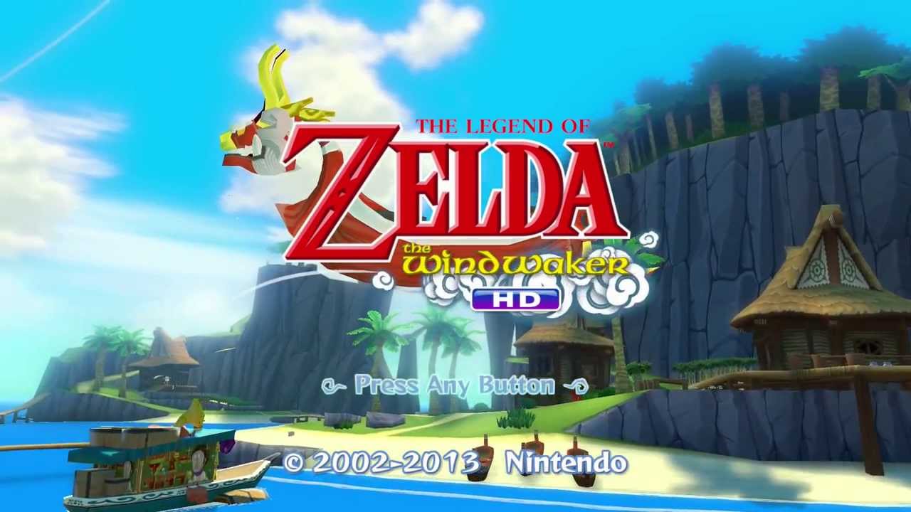 The Wind Waker HD - Title Screen - YouTube