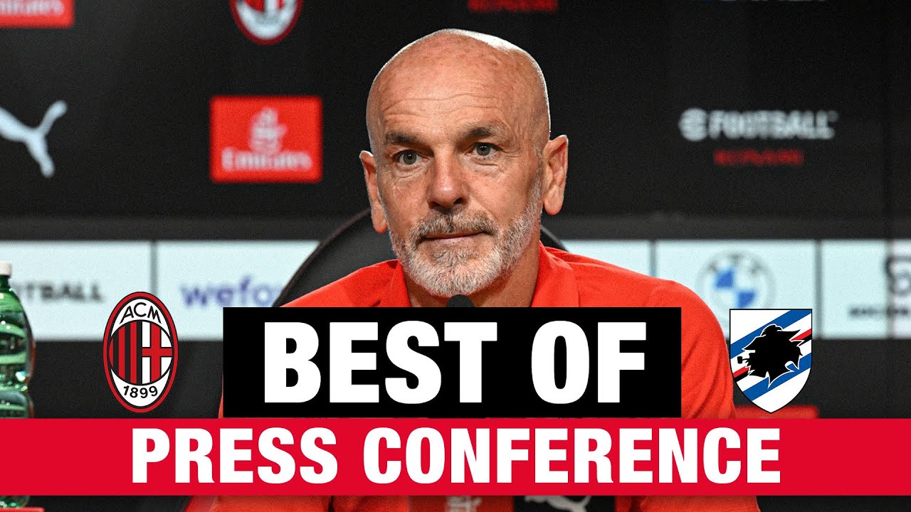 Pioli Best of Press Conference | #MilanSampdoria - YouTube