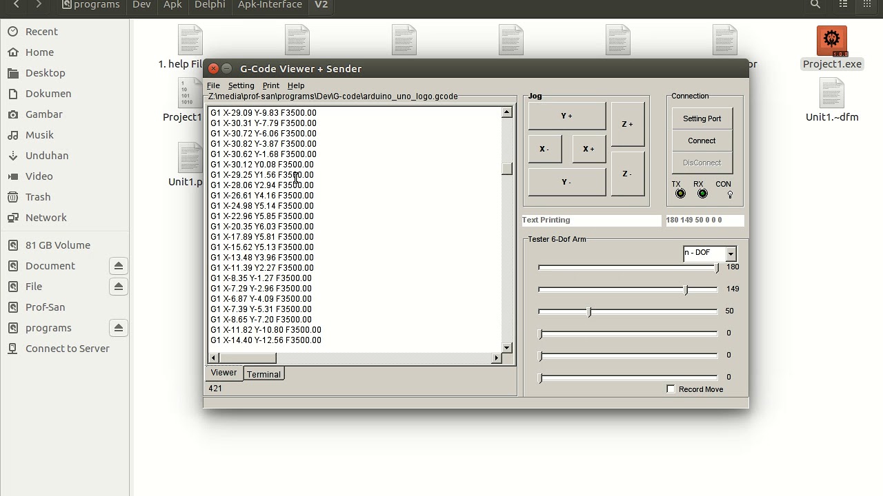 cara menggunakan G-code sender - YouTube